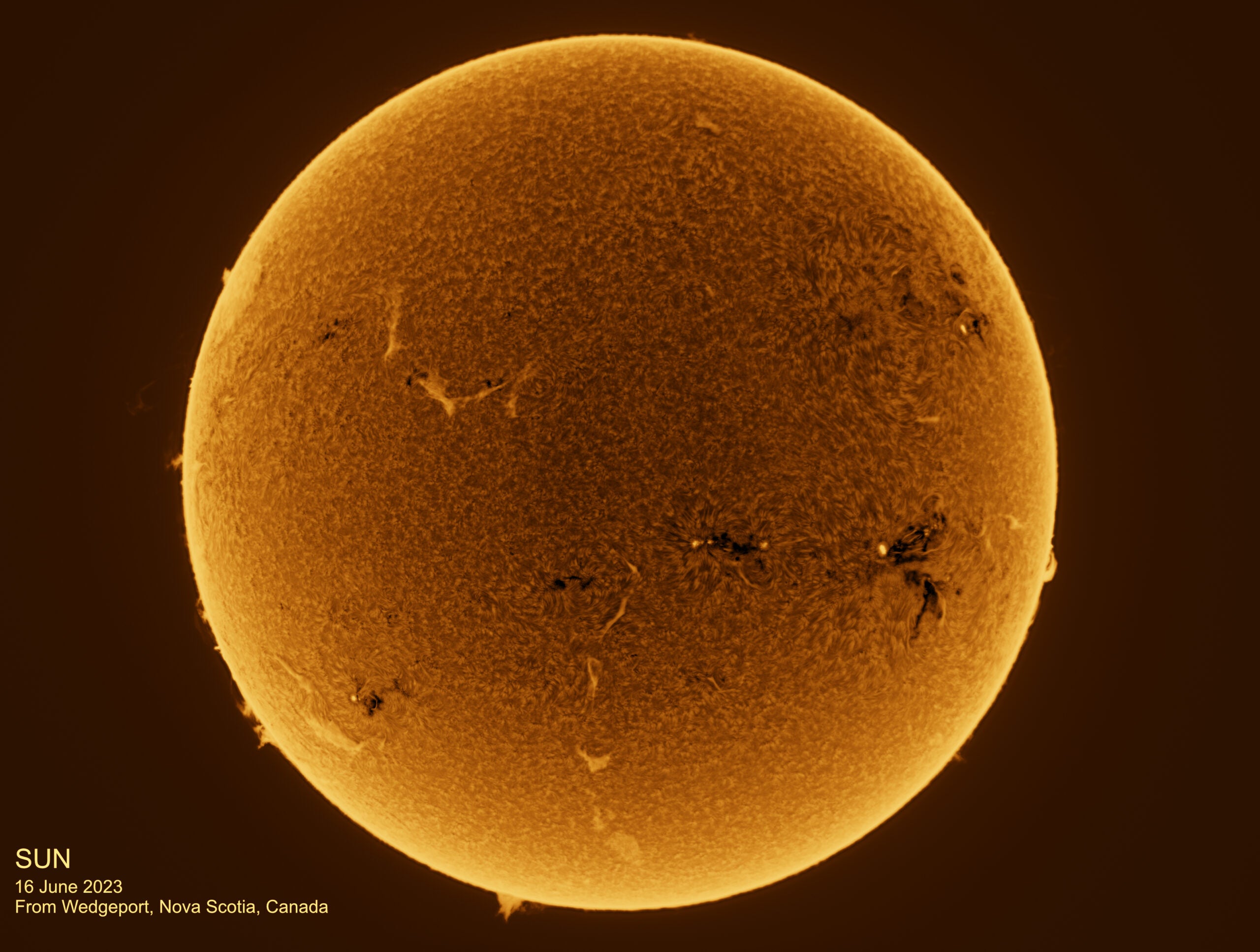 Catching some rays from Nova Scotia – Lunt Solar Systems