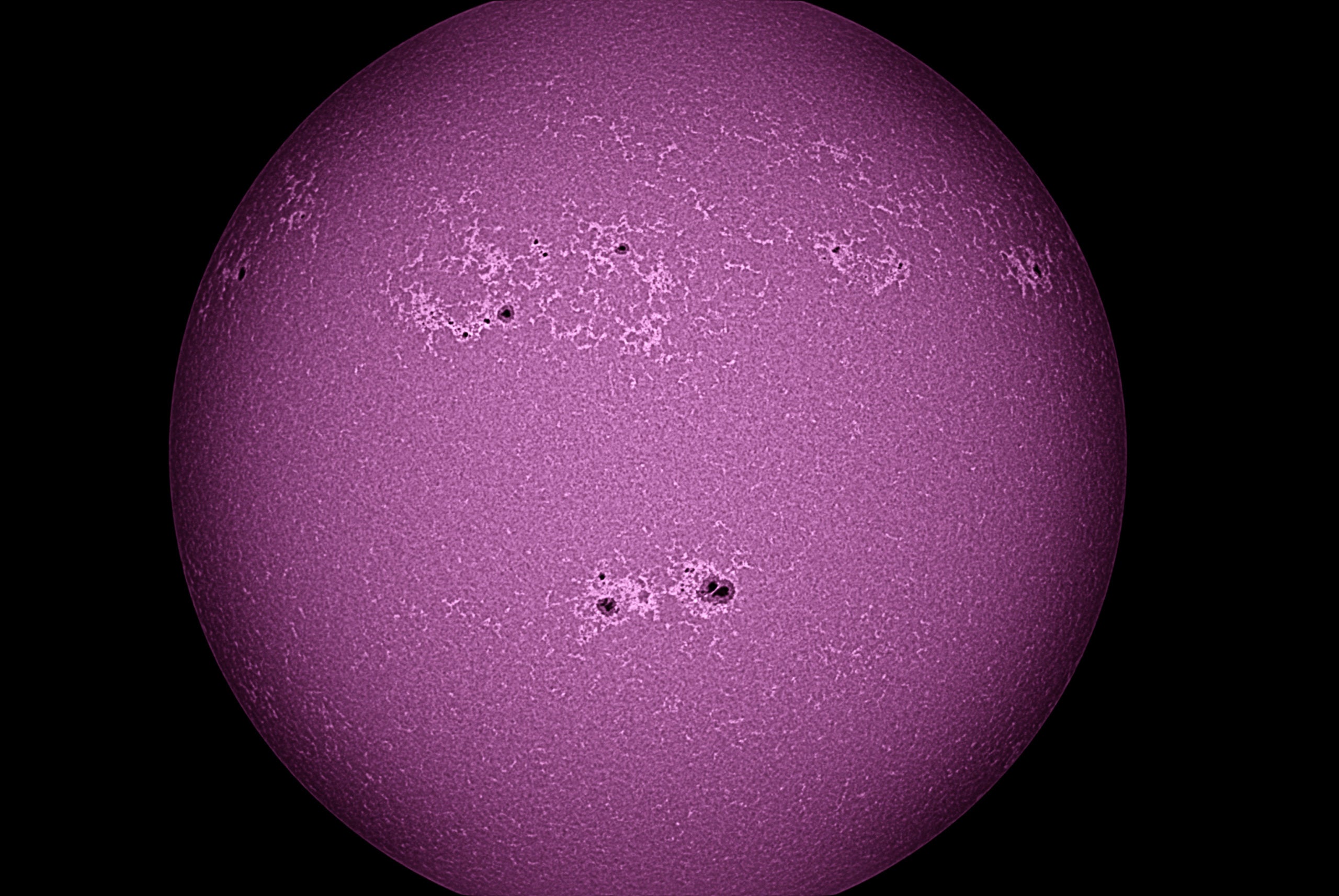 Calcium-K Activity (false color) – Lunt Solar Systems